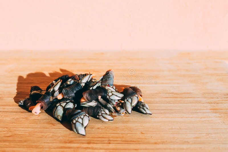 Percebes or Goose Barnacles or Gooseneck Barnacles Shell Fish Seafood ...