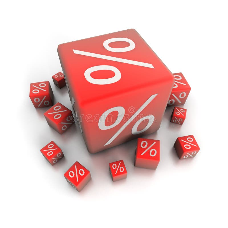 Interest Rates Percent Sign Symbol Sphere Mortgage Loan Stock ...