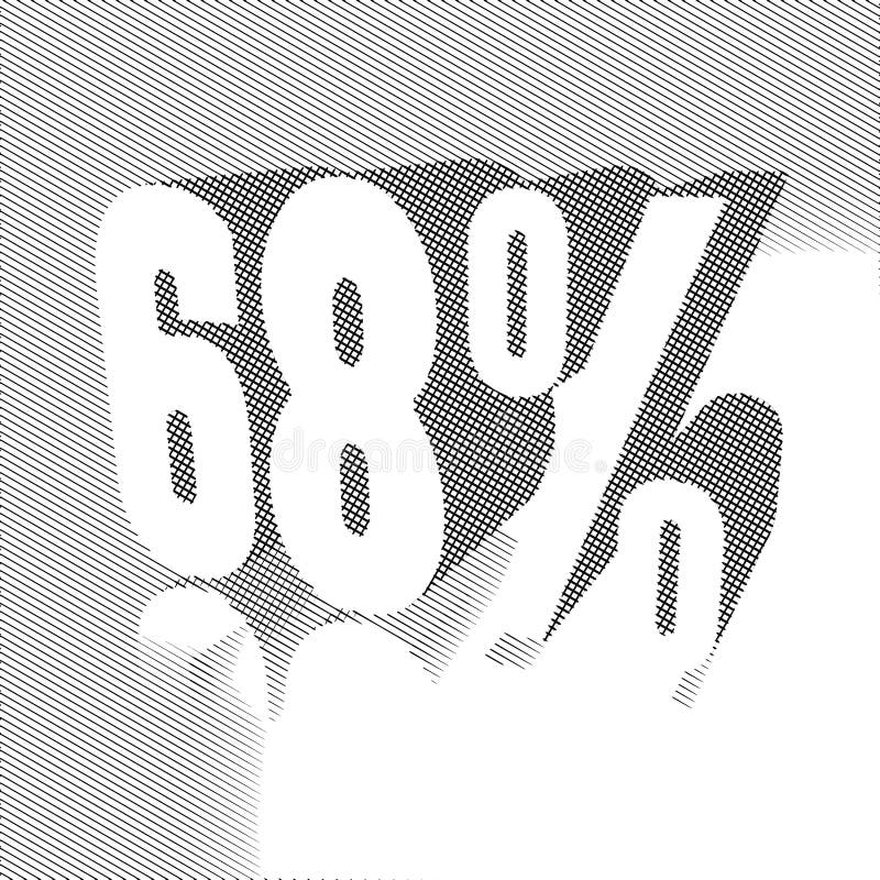 68 , 68 Percent As a 3D Illustration, 3D Rendering Stock Illustration ...
