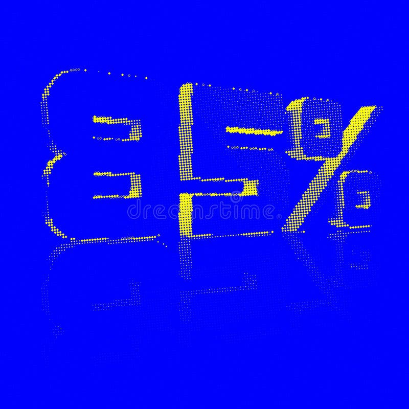 85 , 85 Percent As a 3D Illustration, 3D Rendering Stock Illustration ...