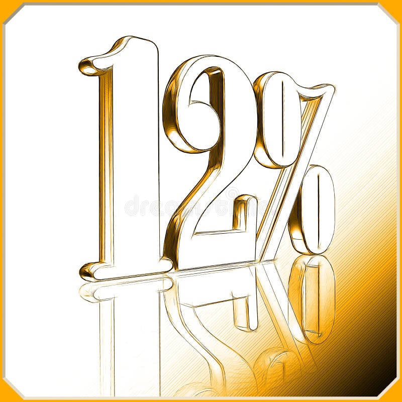 12 Percent Stock Illustrations – 398 12 Percent Stock Illustrations ...