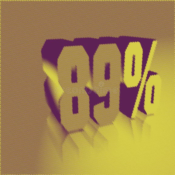 89 , 89 Percent As a 3D Illustration, 3D Rendering Stock Illustration ...