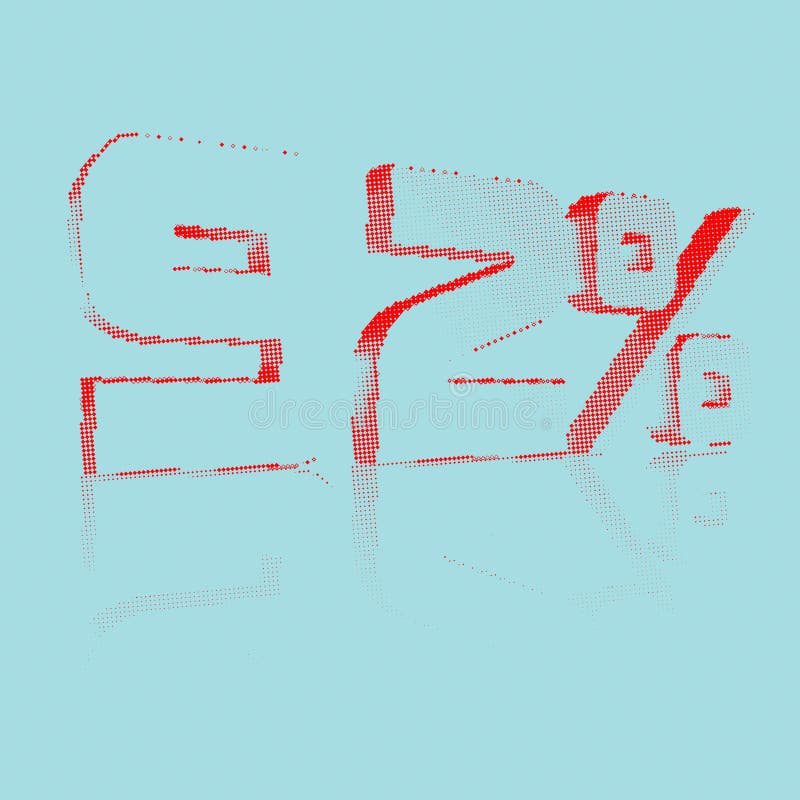 92 , 92 Percent As a 3D Illustration, 3D Rendering Stock Illustration ...