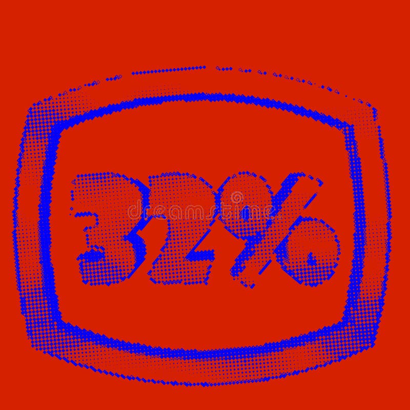 32 , 32 Percent As a 3D Illustration, 3D Rendering Stock Illustration ...