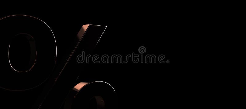 Percent Black Background stock illustration. Illustration of monday ...