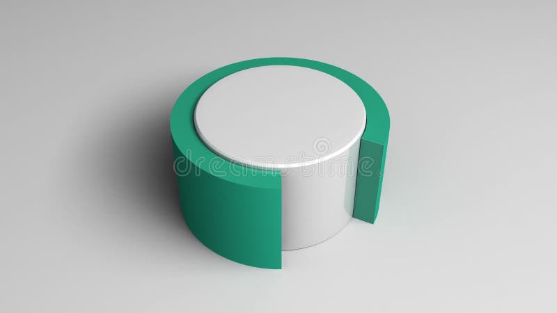 80 Percent Circle Cylinder Pie Chart and Various Graph Chart for ...