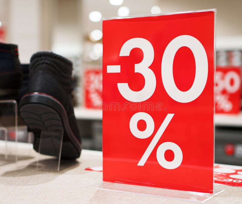 30 percent discount. stock image. Image of marketing - 108445623