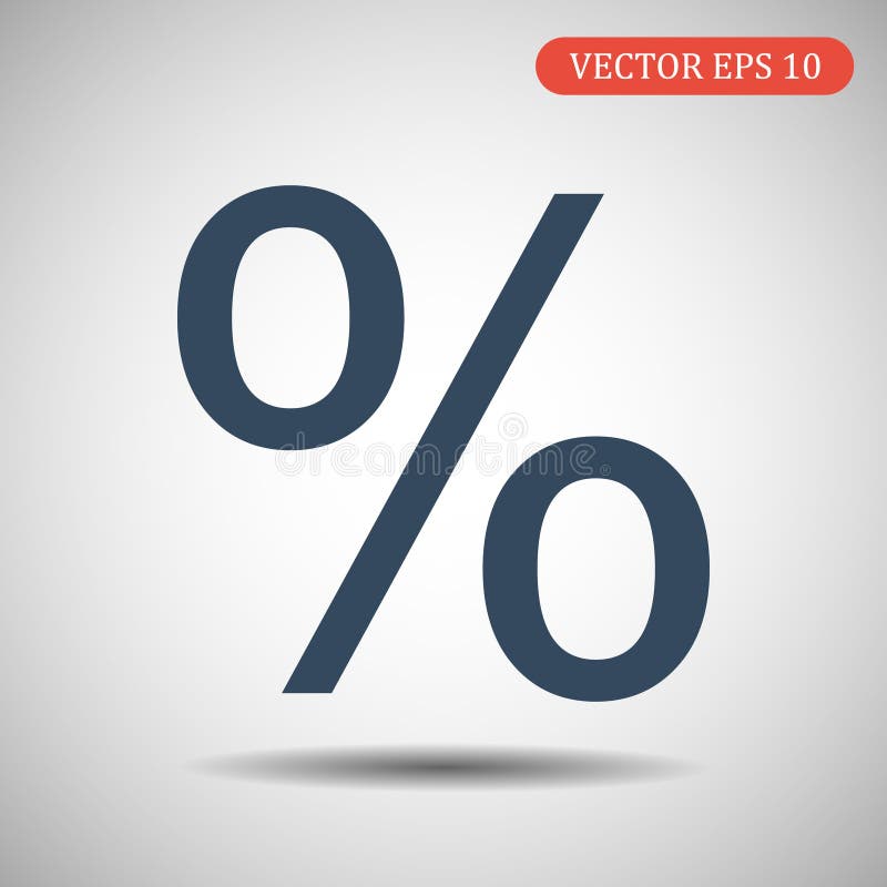 Percent Icon. Vector Illustration.Eps 10. Stock Vector - Illustration ...