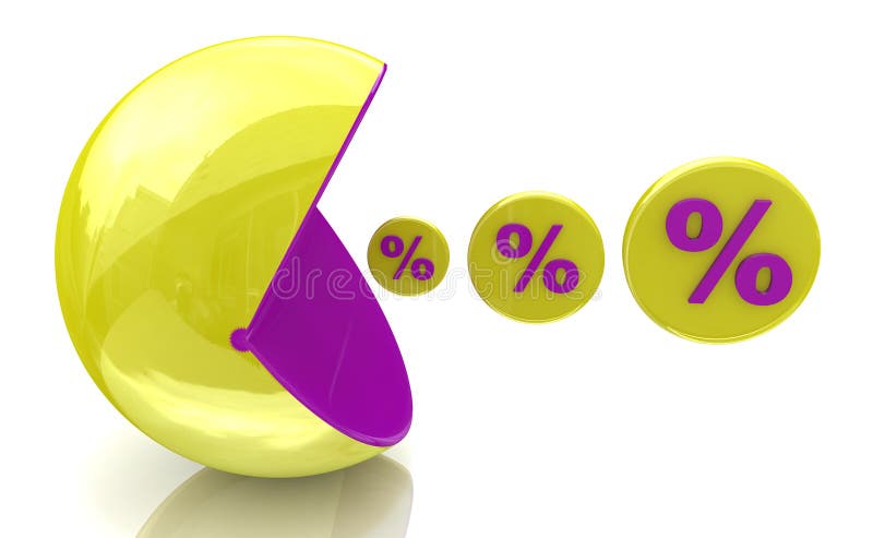 Percent increase stock illustration. Illustration of percentage - 34442994