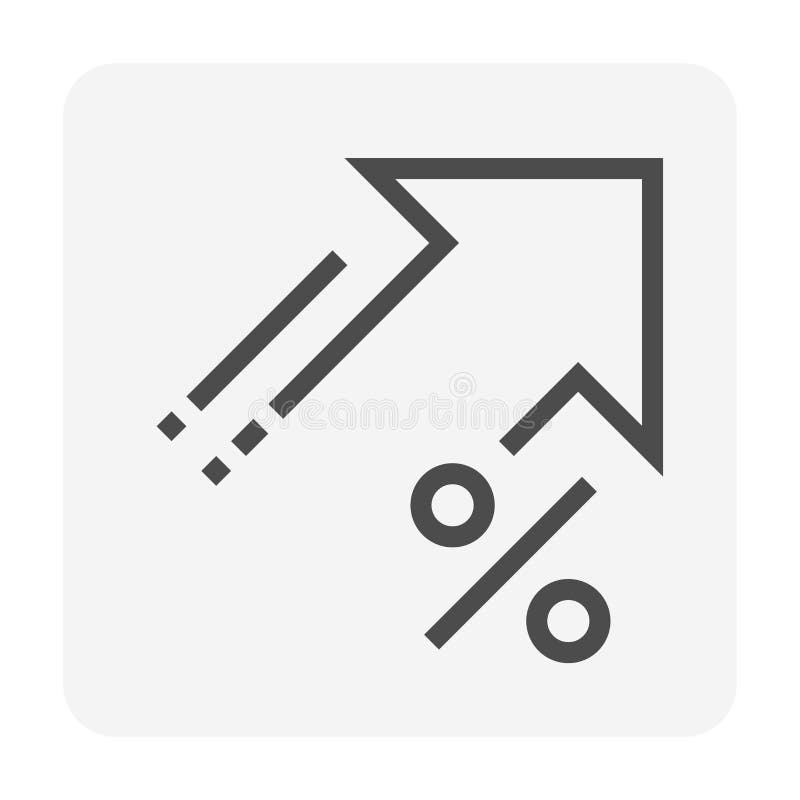 Percent Increase Vector Design. 48x48 Pixel Perfect and Editable Line ...