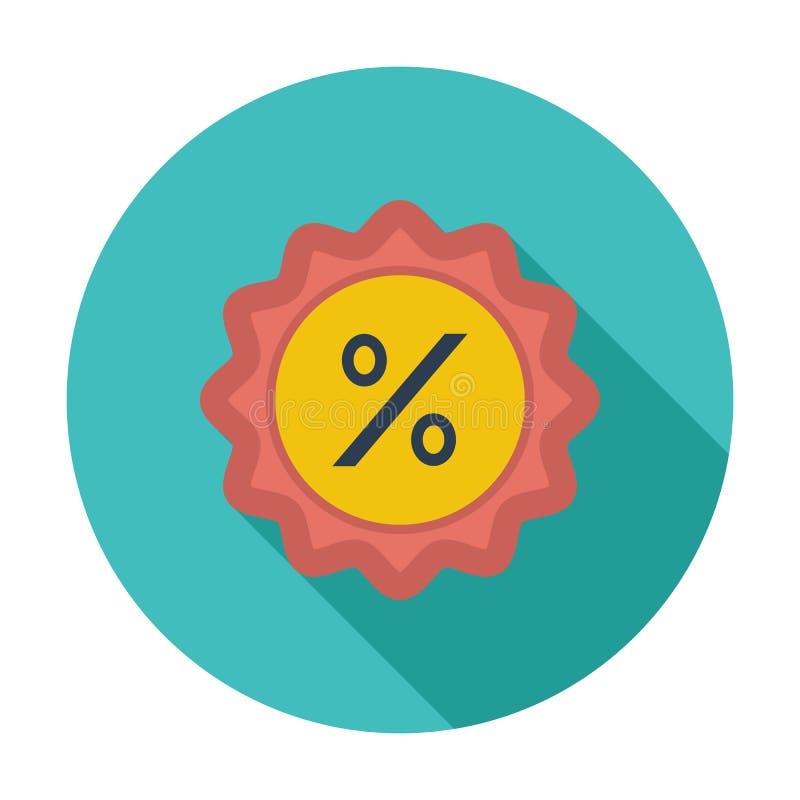 Percent label stock vector. Illustration of computer - 91622093