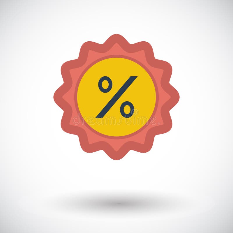 Percent label stock vector. Illustration of price, painting - 95061144