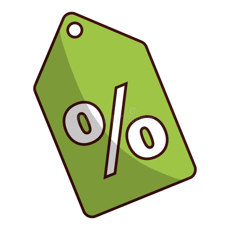 Percent Label or Tag Icon Image Stock Vector - Illustration of icon ...