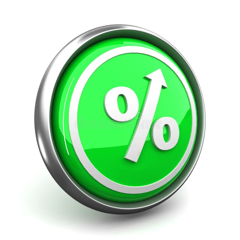 Percent mark icon stock illustration. Illustration of making - 20987349