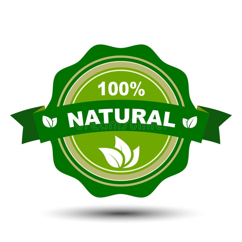 100 Percent Natural - Vector Stock Illustration - Illustration of ...