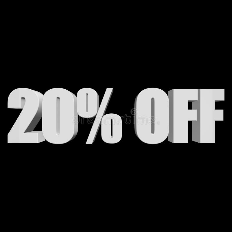 20 Off Black Background Stock Illustrations – 840 20 Off Black ...