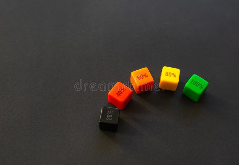 100 Percent Performance. Maximum Efficiency. Work Progress Stock Photo ...