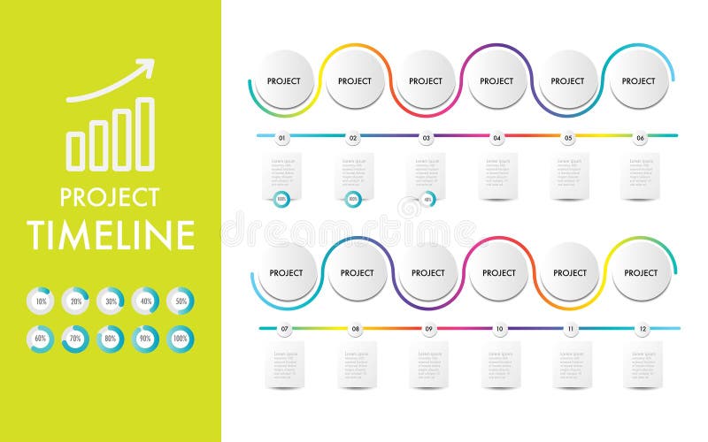 Percent Progress Bar Year Plan Stock Photo - Image of text, multimedia ...