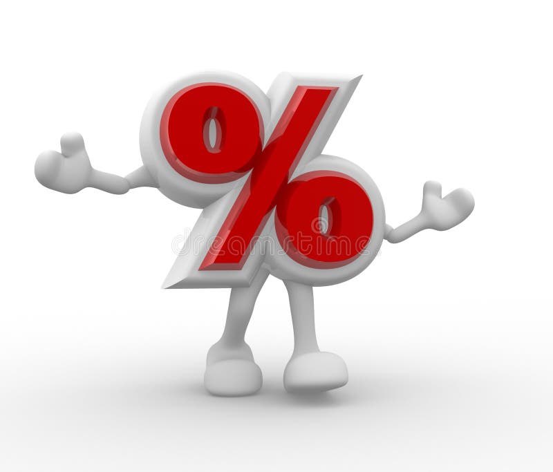 Percent sign stock illustration. Illustration of modern - 28779864