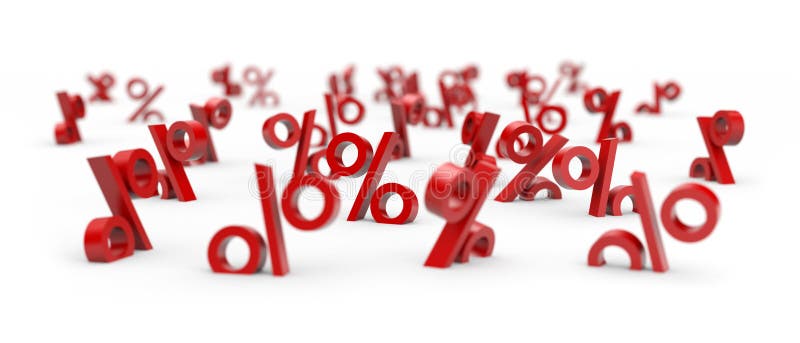 Percent sign stock illustration. Illustration of symbolize - 8418676