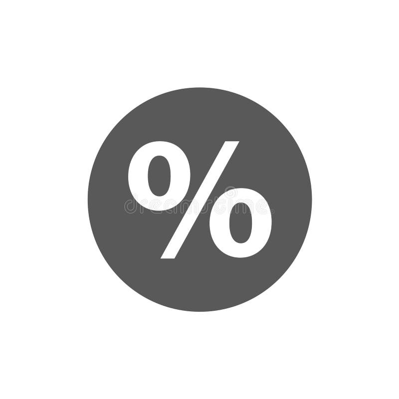 Percent sign icon simple stock illustration. Illustration of ...