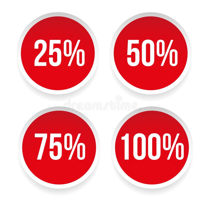 5 Percent sticker stock illustration. Illustration of scissors - 23622472