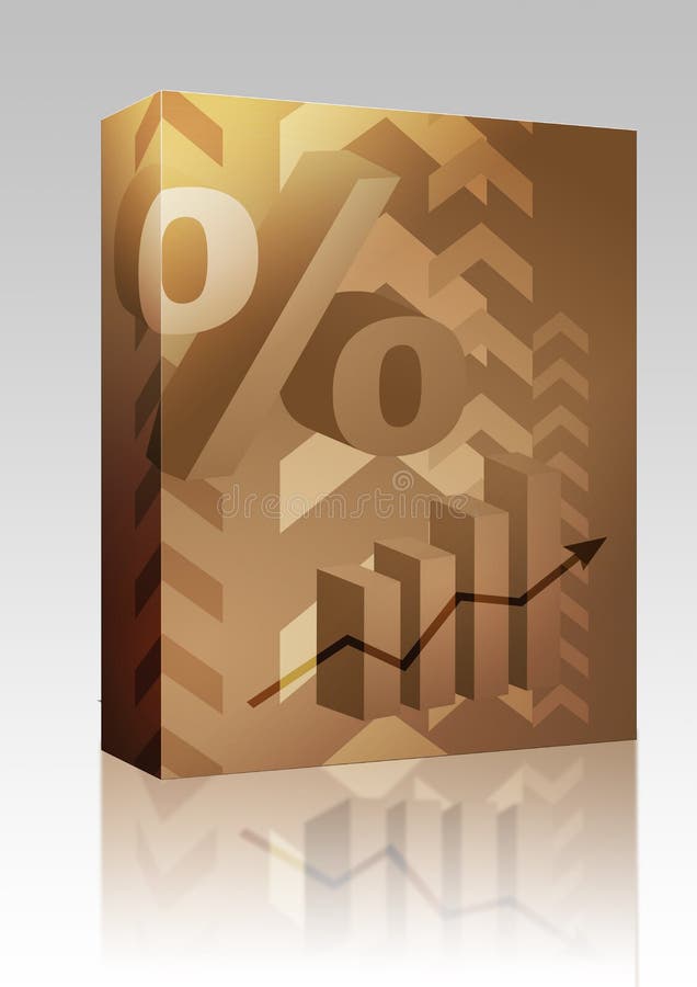 Percent Symbol Illustration Box Package Stock Illustration ...