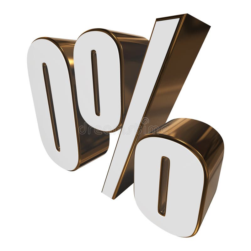 100 Percent on White Background Stock Illustration - Illustration of ...