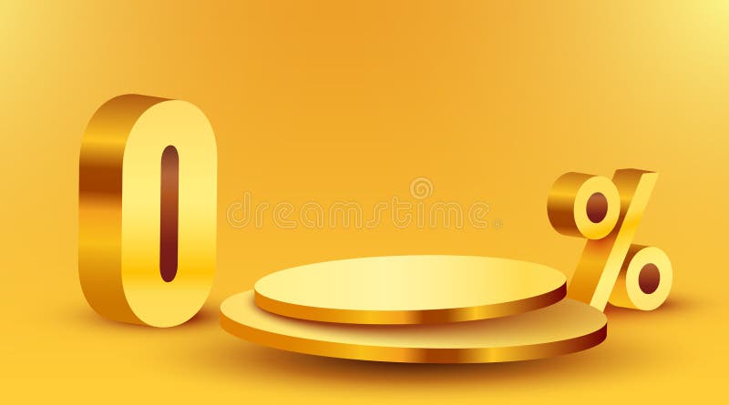 0 Percent. Zero Commissions Creative Composition. Product Presentation ...