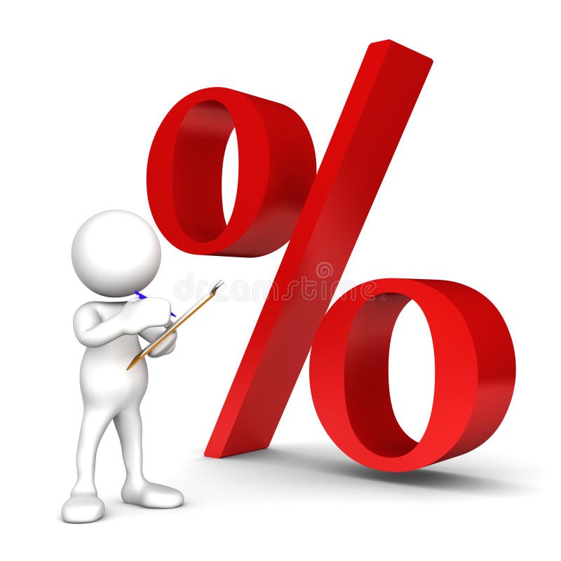 Percentage stock illustration. Illustration of percent - 13916298