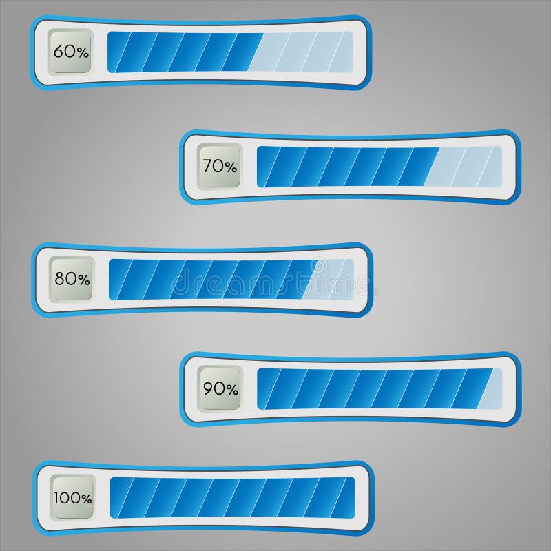Percentage Bars. Vector Illustration. Stock Vector - Illustration of ... Percentage Bars. Vector Illustration. Stock Vector - Illustration of ...