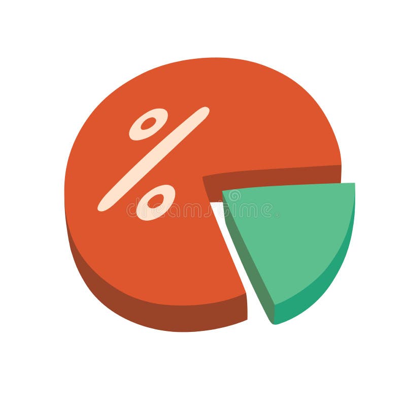 Percentage Chart - Template. Stock Vector - Illustration of drawing ...