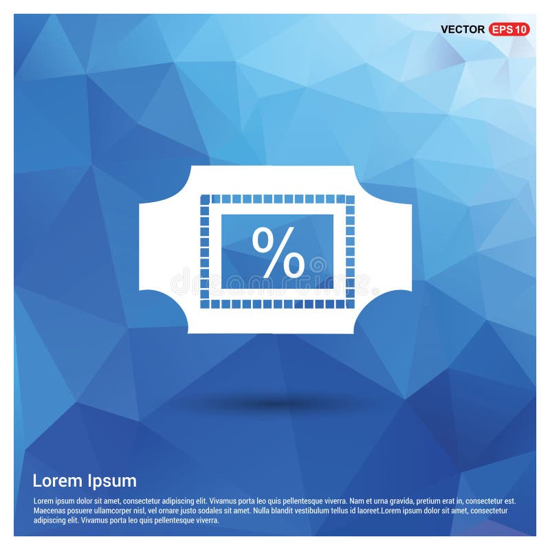 Percentage Icon stock vector. Illustration of isolated - 132392918