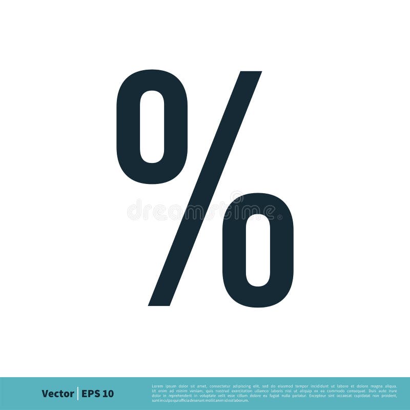 Percentage Icon Vector Logo Template Illustration Design. Vector EPS 10 ...