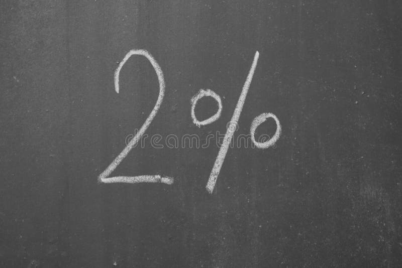 Percentage Shown on the Black Background 2 Stock Photo - Image of life ...
