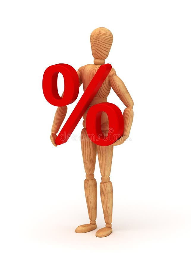 Percentage Sign stock illustration. Illustration of bank - 35112601