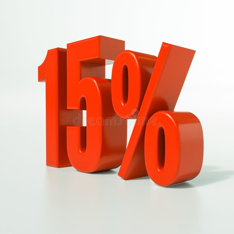 Percentage Sign, 15 Percent Stock Image - Image of word, special: 84266223