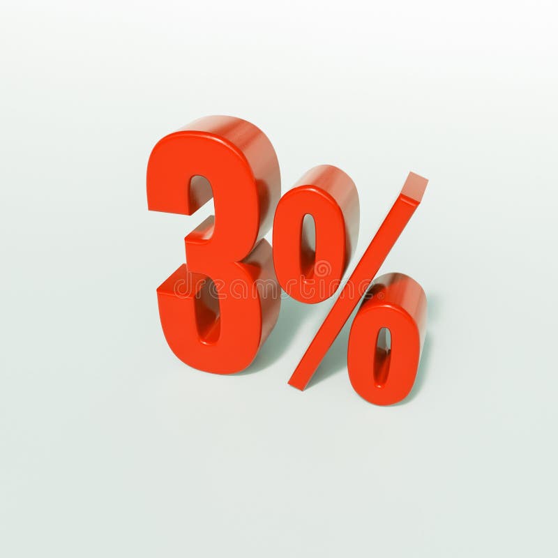 Percentage sign, 3 percent stock image. Image of numerical - 84266589