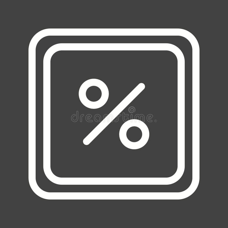 Percentage Symbol stock illustration. Illustration of statistics - 96813615