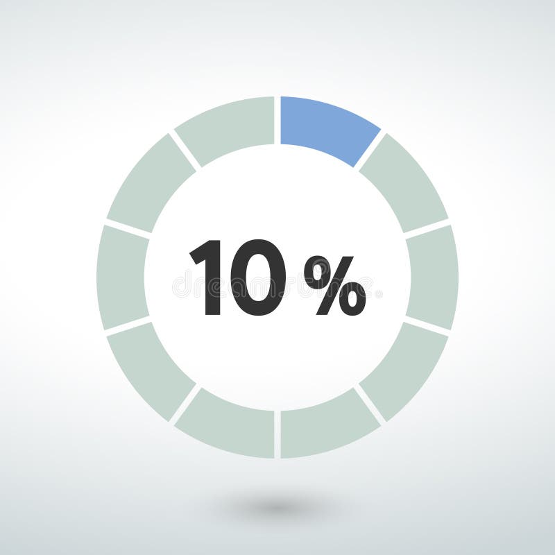 Percentage Vector Illustration on a White Background Stock Illustration ...