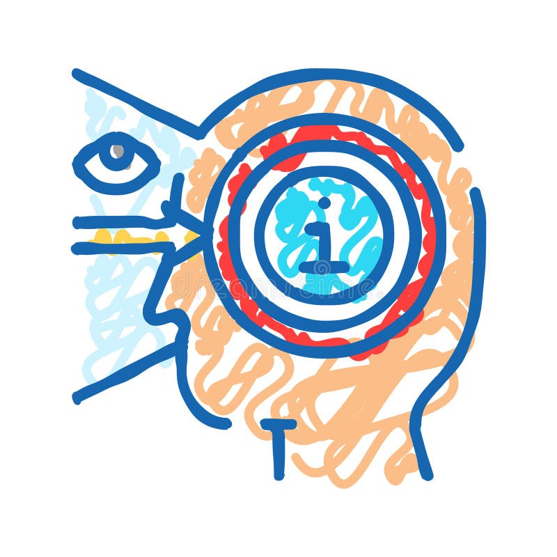 Perception Consumer Behavior Icon Doodle Illustration Stock Vector ...