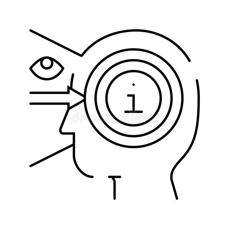 Perception Consumer Behavior Line Icon Vector Illustration Stock Vector ...