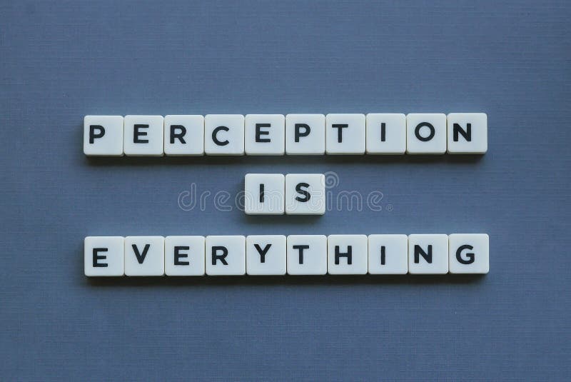 Perception Vs Reality Stock Images Royaltyfree Images