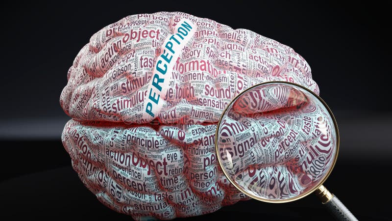 Perception Inside Human Mind - Pictured As Word Perception Inside a ...