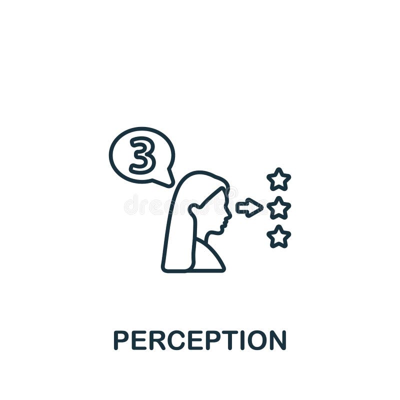 Perception Icon. Simple Line Element Perception Symbol for Templates ...