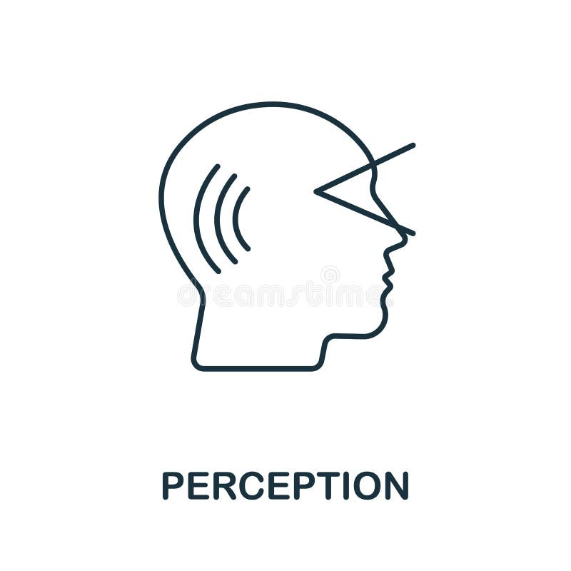 Perception Icon. Simple Line Element Perception Symbol for Templates ...