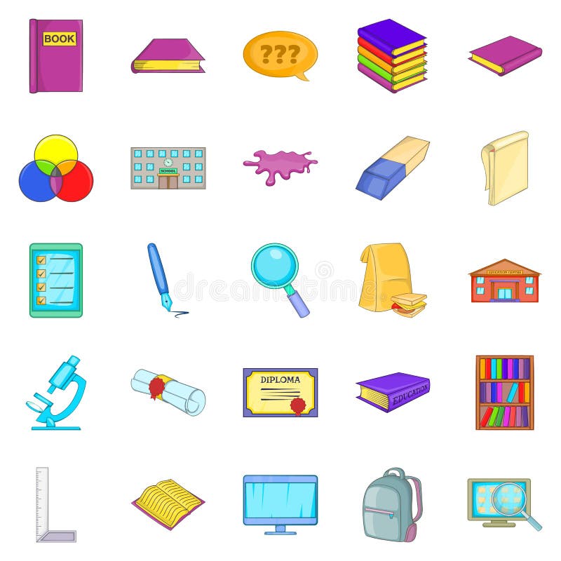 Perception Icons Set, Cartoon Style Stock Vector - Illustration of ... Perception Icons Set, Cartoon Style Stock Vector - Illustration of ...