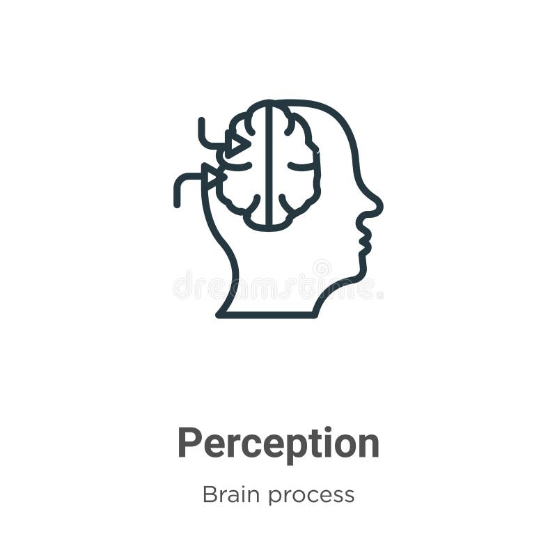 Perception Icon On White Background. Simple Element Illustration From ...