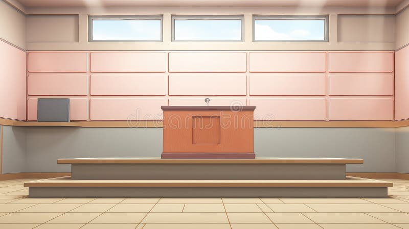 Perception Perspective Podium Background Stock Illustration ...