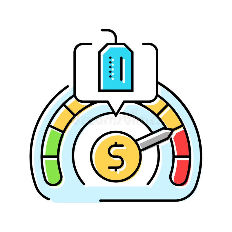 Perception Value Consumer Behavior Color Icon Vector Illustration Stock ...